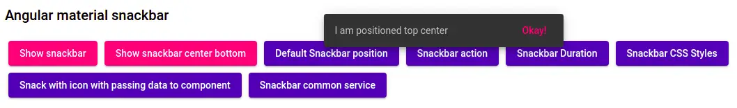 How To Implement Angular Material Snackbar In Angular 14